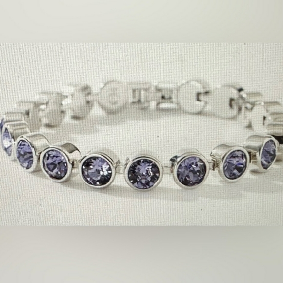 Touchstone Crystal | Jewelry | Dark Purple Ice Bracelet From Touchstone ...